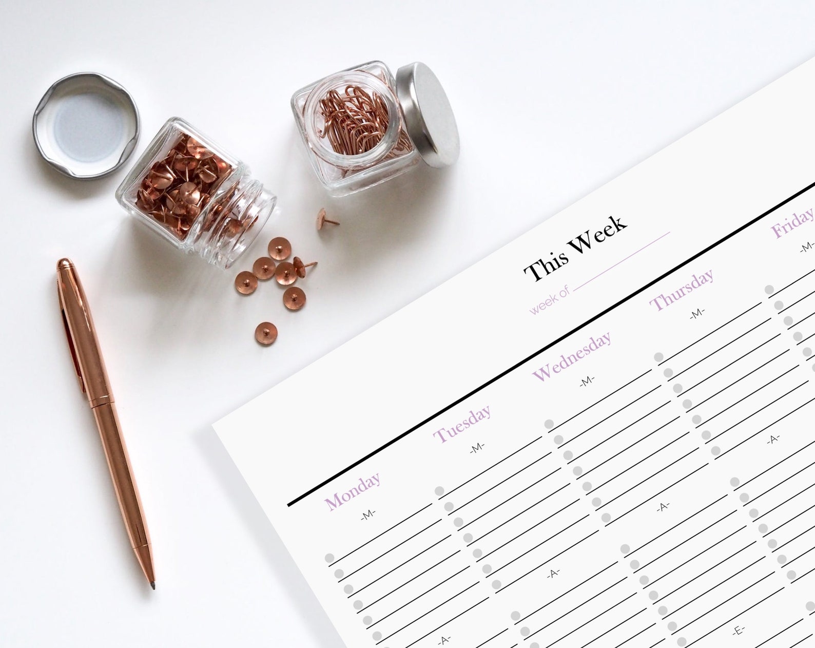 Weekly to Do List Notepad Weekly Planner Notepad Daily to - Etsy