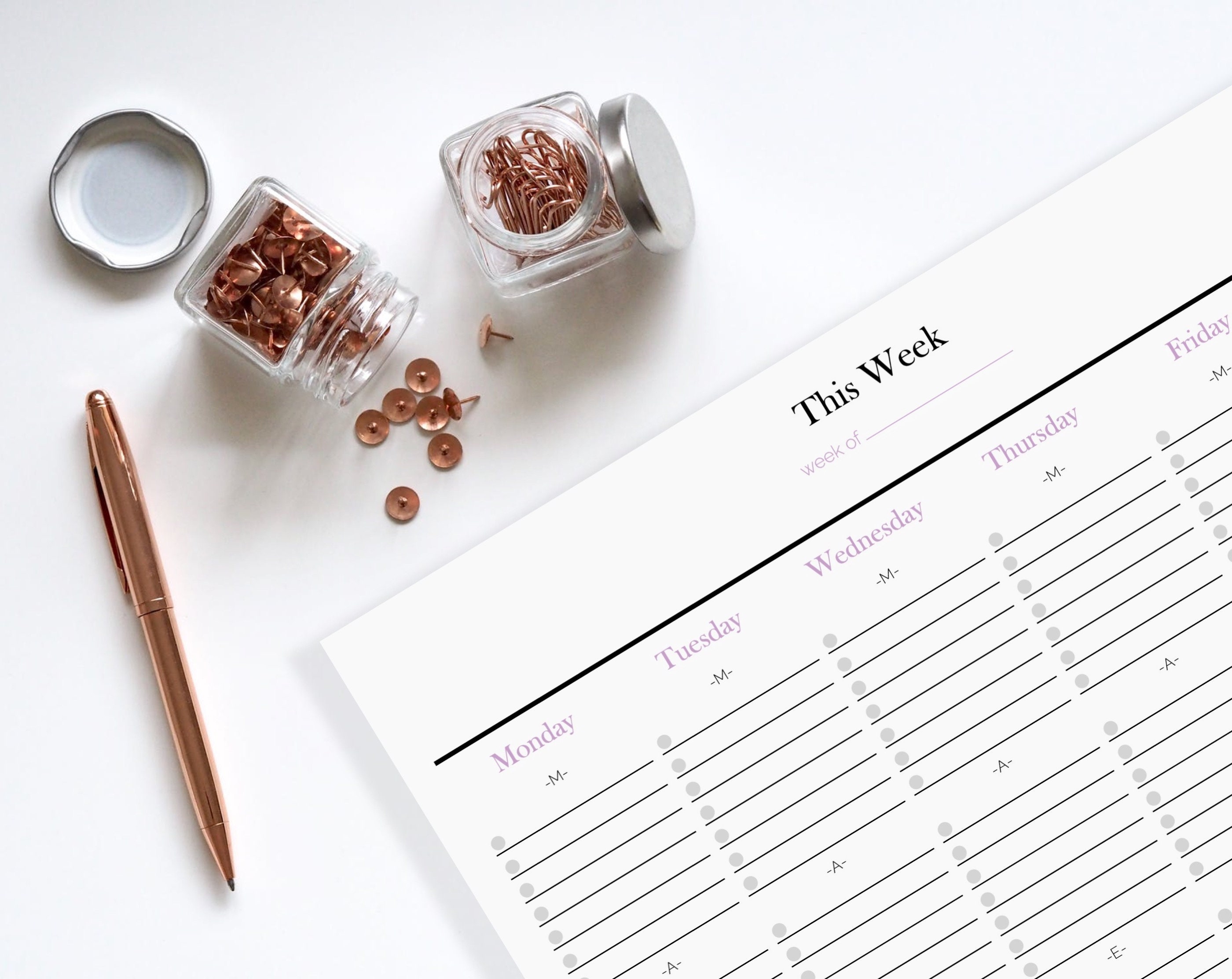 Weekly to Do List Notepad Weekly Planner Notepad Daily to - Etsy