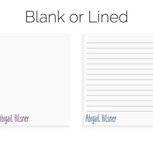 Personalized Notepad With Name | Custom Notepad | Custom Stationery ...