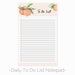 Peach to Do List Notepad | Peaches Magnetic Notepad | Daily Tasks ...