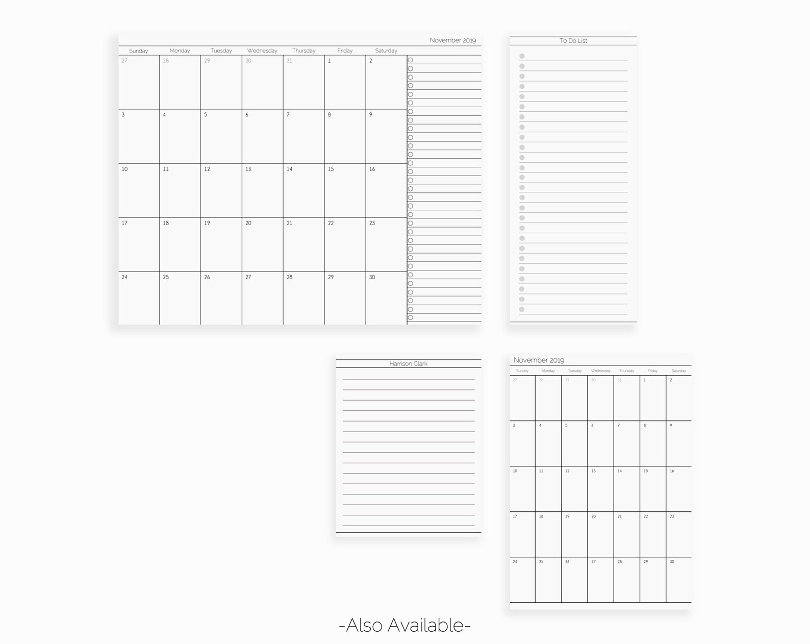 Weekly Planner Pad 2020 Weekly Planner Weekly Planner - Etsy