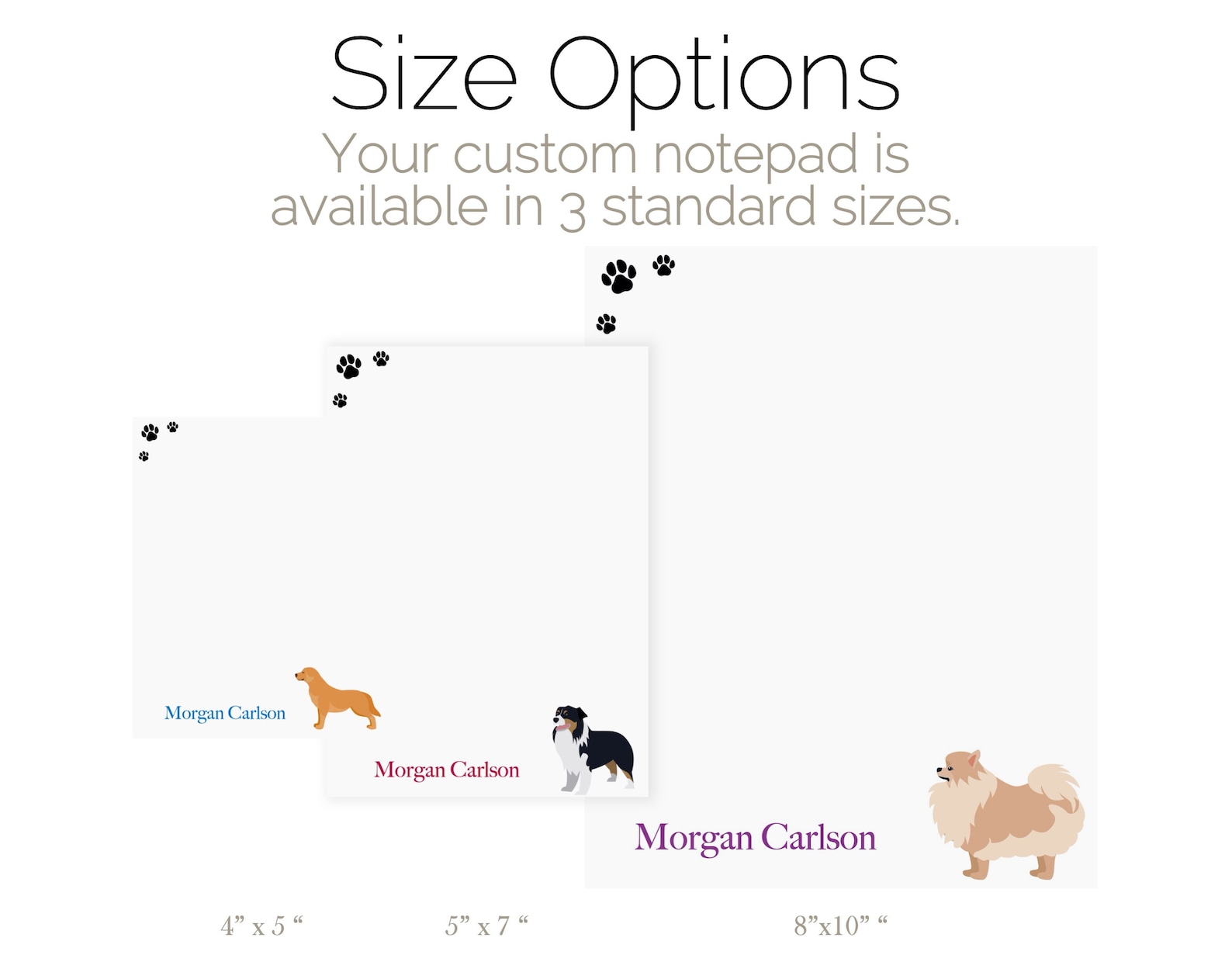 Beagle Dog Personalized Notepad Beagle Dog Custom Notepad - Etsy