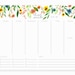 Floral Weekly Planner Notepad Notepad Planner Large Weekly - Etsy