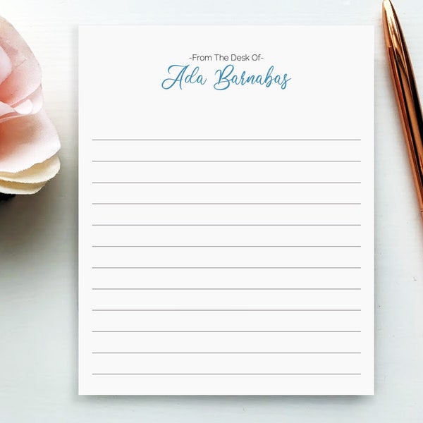 Lined Note Pads - Etsy