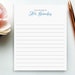 Lined Personalized Notepad From the Desk of | Lined Notepad | Custom ...