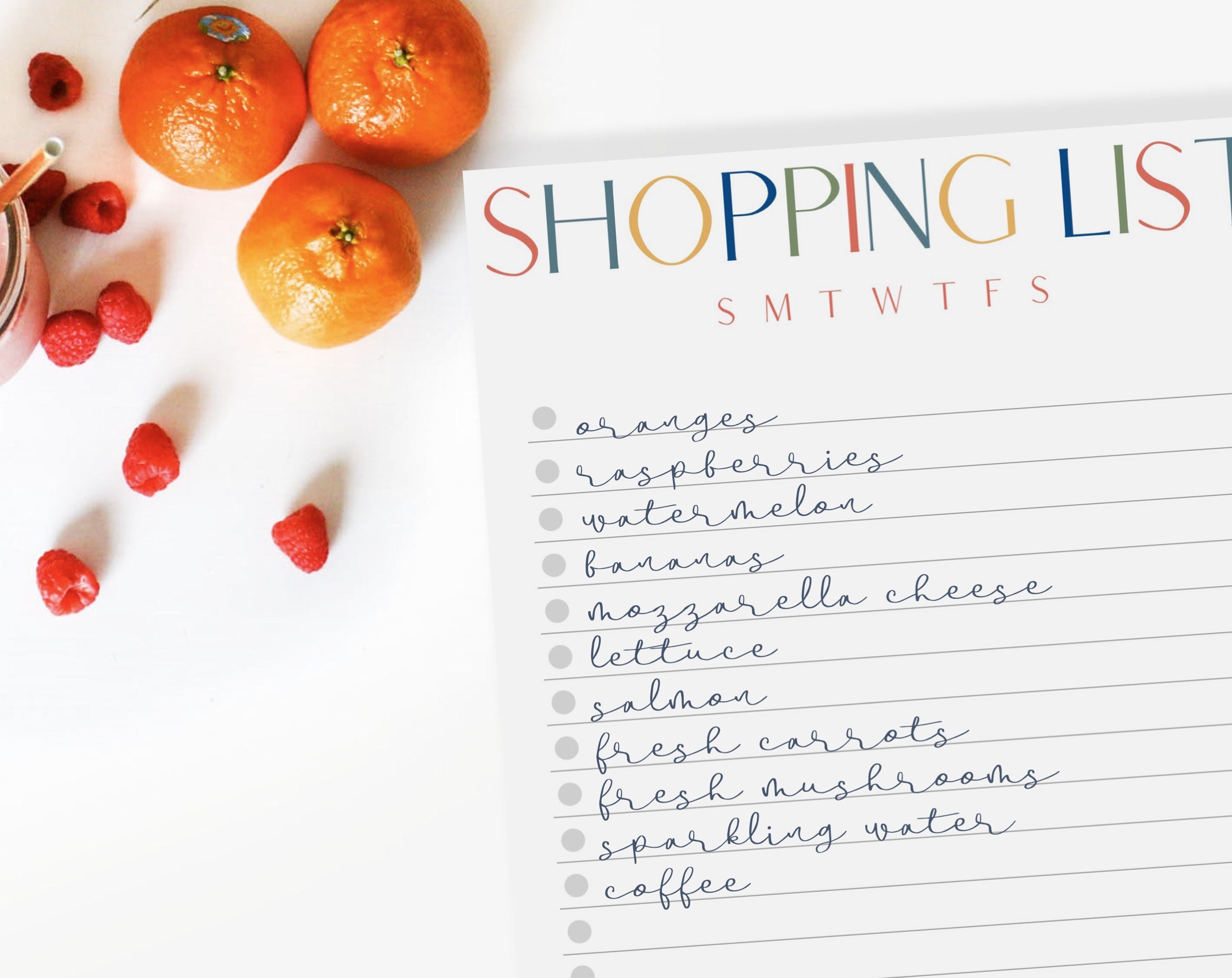 Shopping and Grocery List Notepad | Magnetic Shopping List Notepad for ...