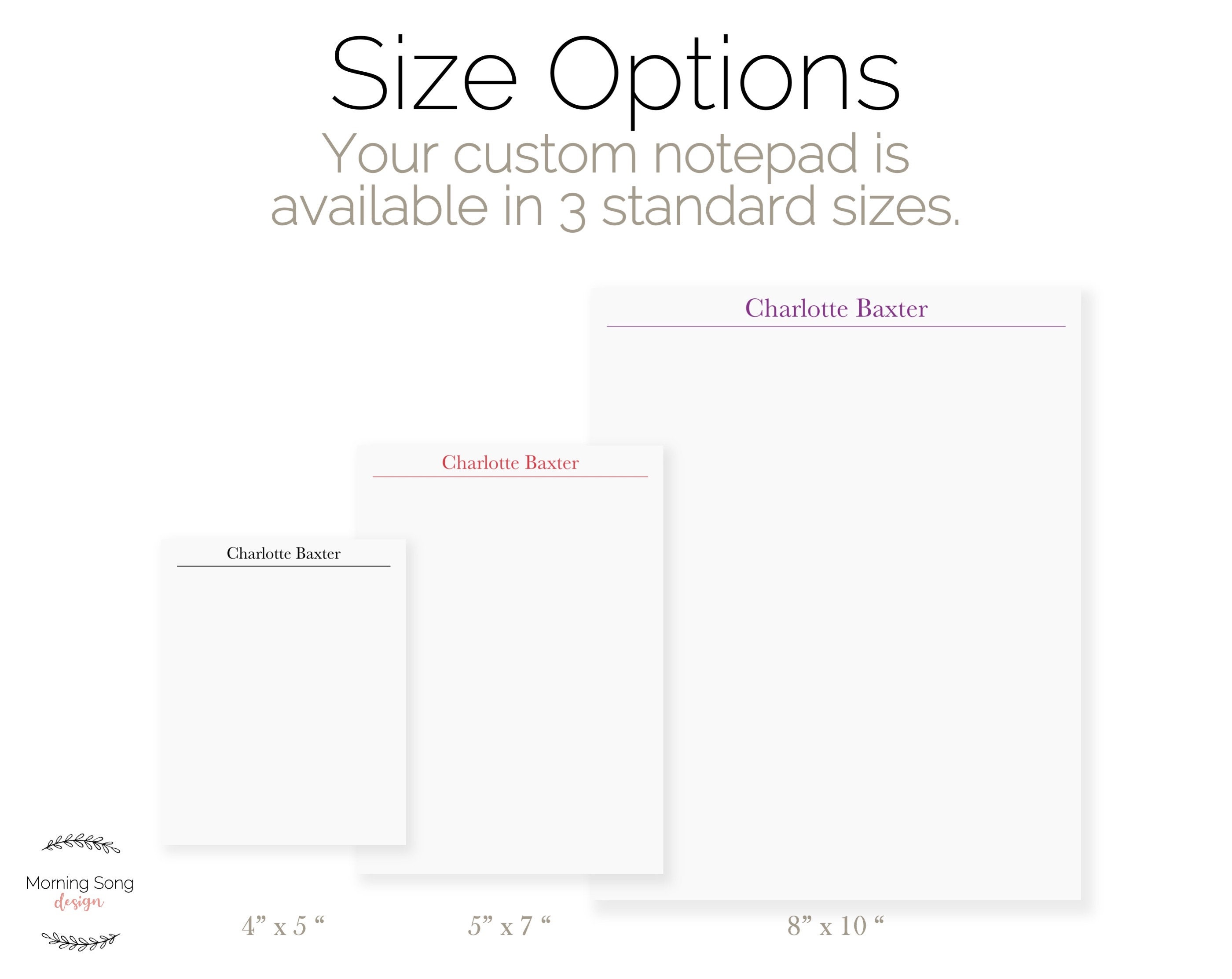 Professional Custom Notepad | Personalized Name Notepad | Boss Gift ...
