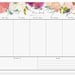 Pastel Garden Weekly Planner Notepad | Flower Notepad Planner | 2020 ...