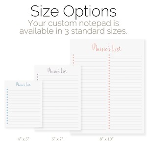 Custom to Do List Notepad | Personalized Checklist Notepad | Desk ...