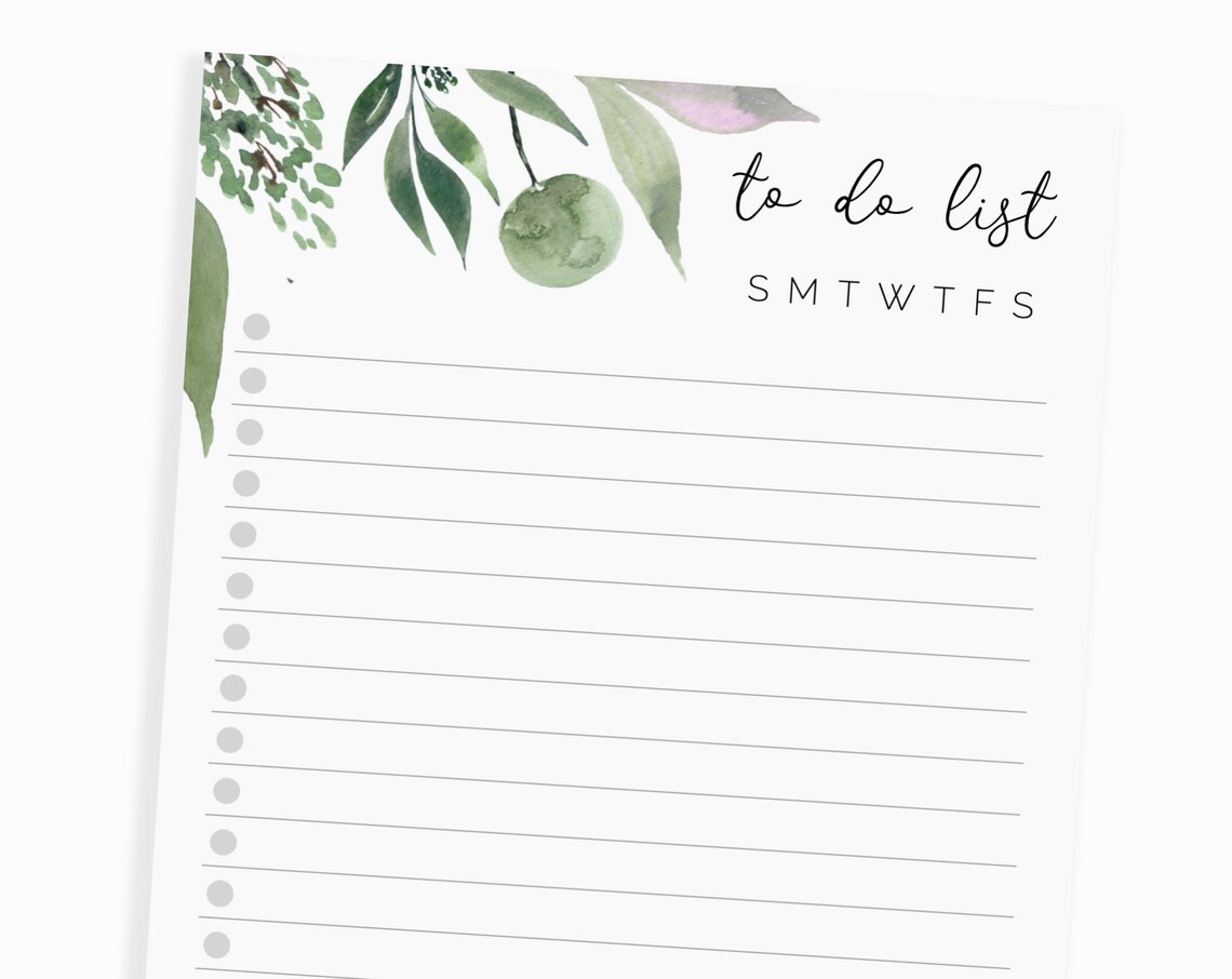 Magnetic to Do List Notepad Daily Tasks Checklist Notepad | Etsy