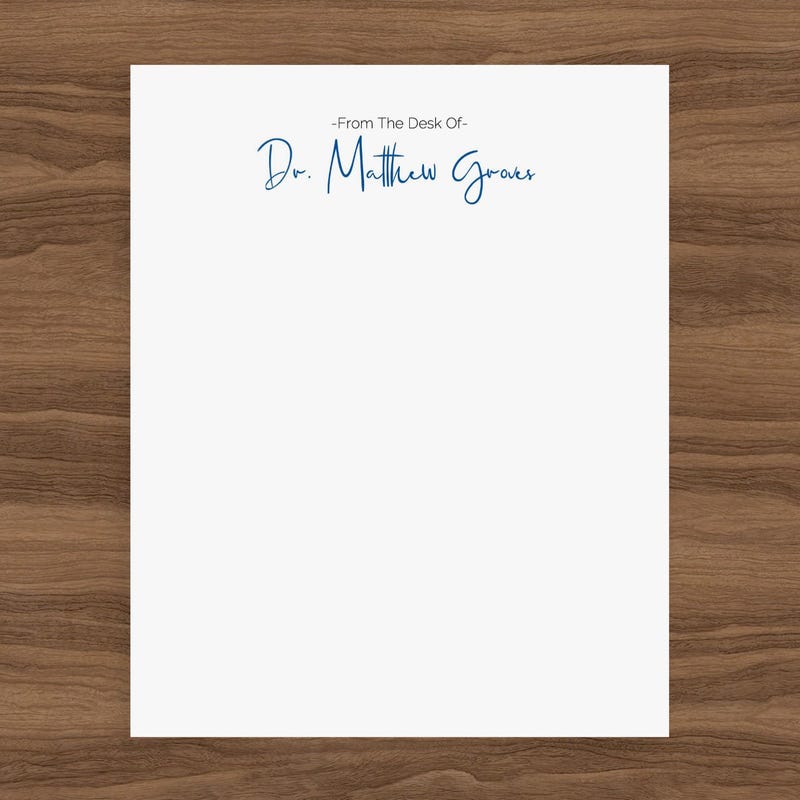 Personalized Doctors Pad - Etsy
