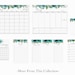 Blue Flower Small Notepad Set of 3 to Do List Desk Pad - Etsy