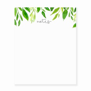 Simple Blank or Lined Notepad | Teacher Notepad Gift | Basic Notepad ...