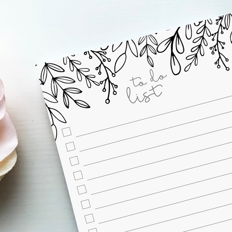 To Do List Notepad - Etsy