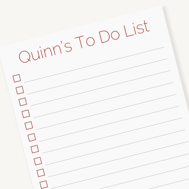 To Do List Sticky Pads - Etsy