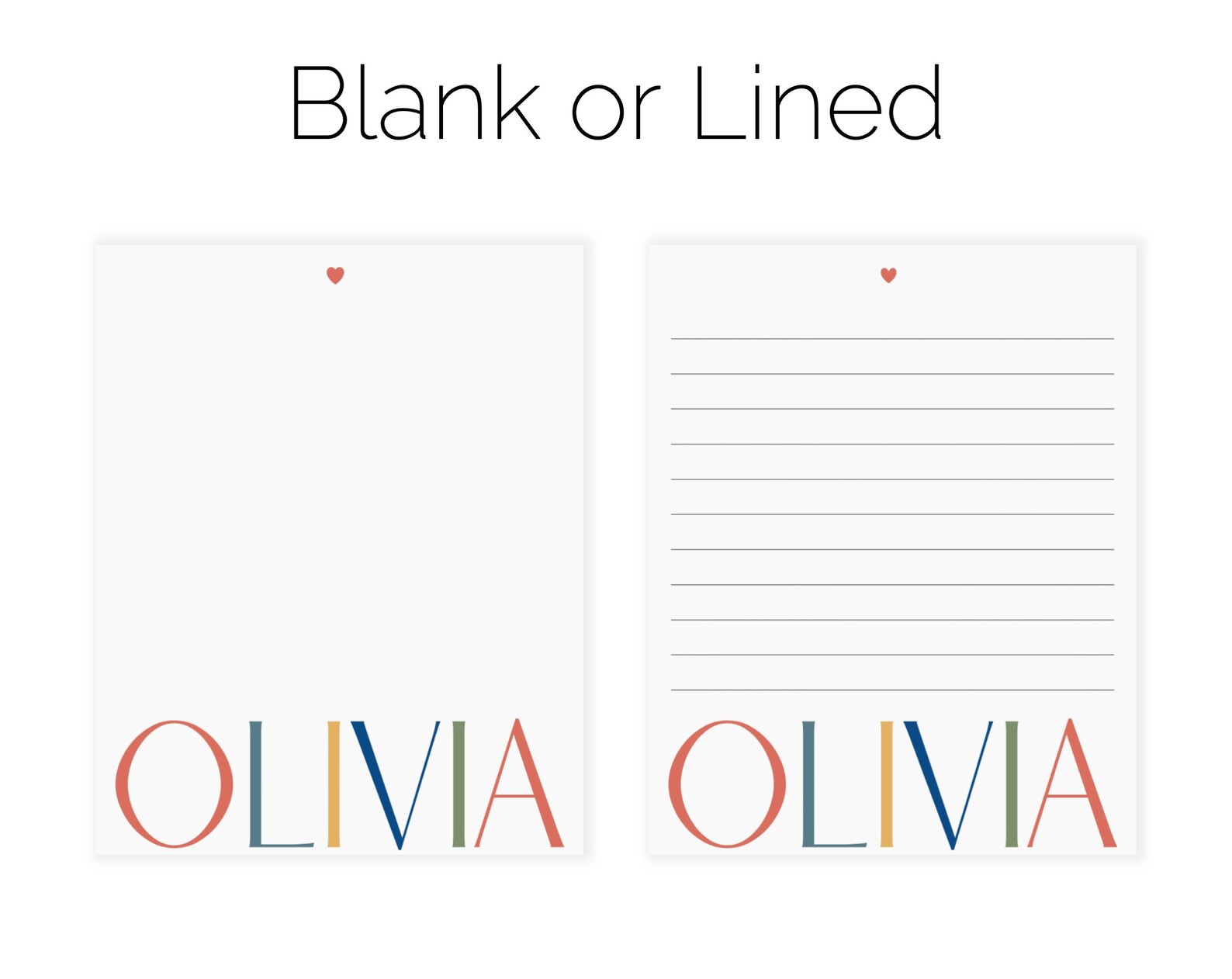 Personalized Notepad Lined Teacher Notepad Custom Notepad - Etsy