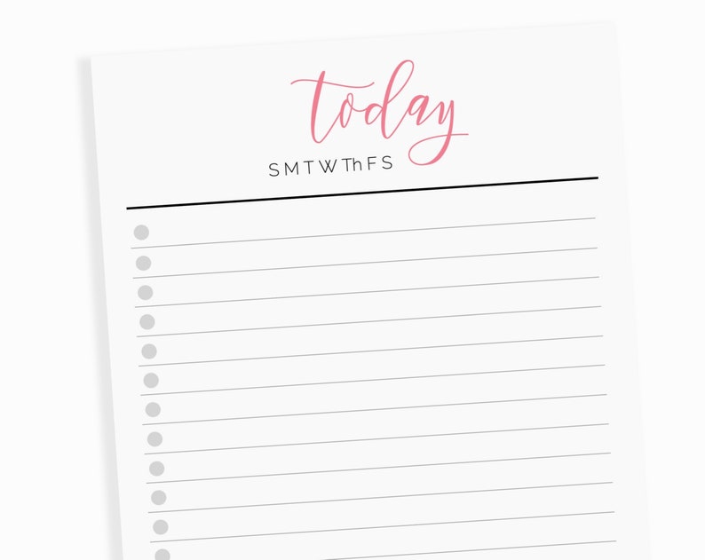 Magnetic to Do List Notepad | Daily Tasks Checklist Notepad for Fridge ...