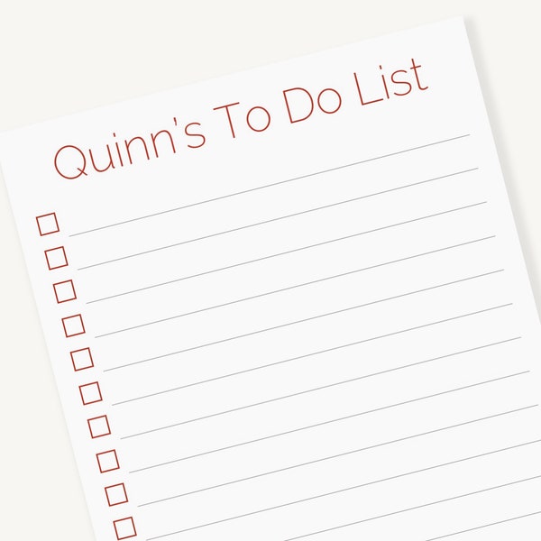 To Do List - Etsy