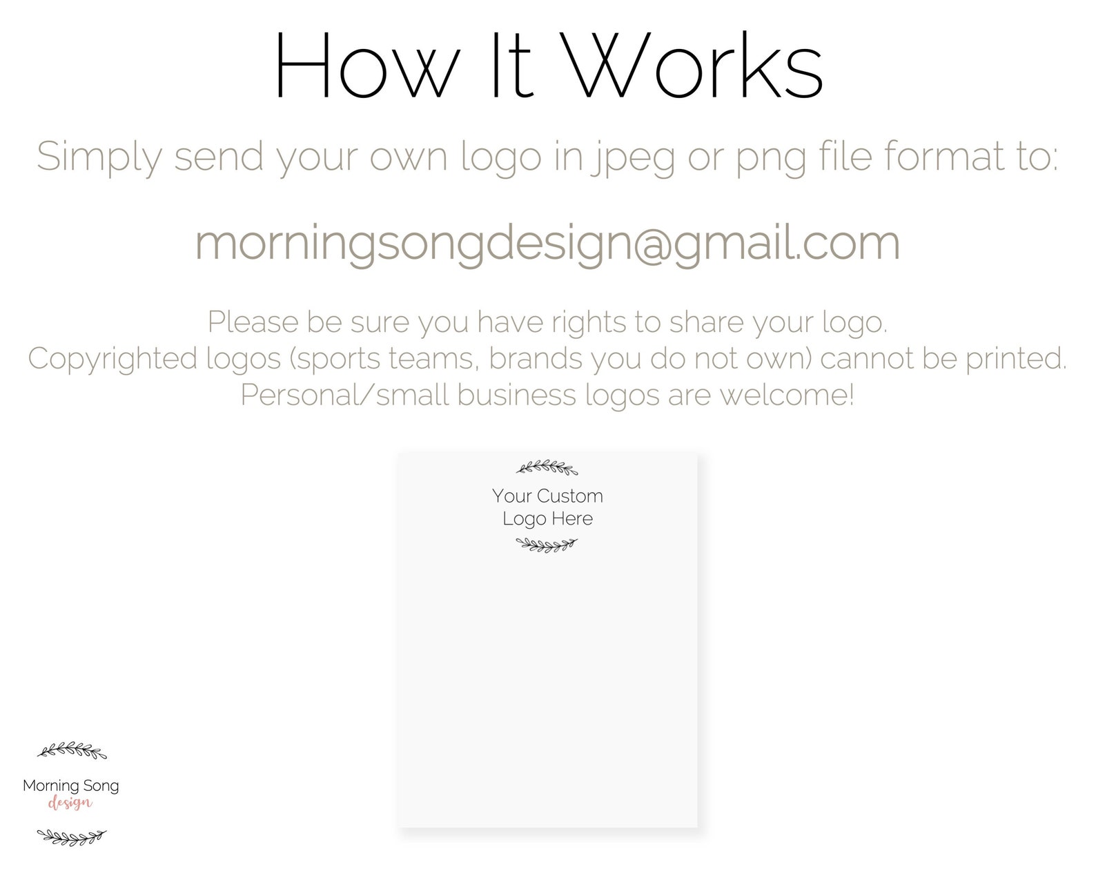 Custom Logo Notepads for Your Business Your Personalized - Etsy