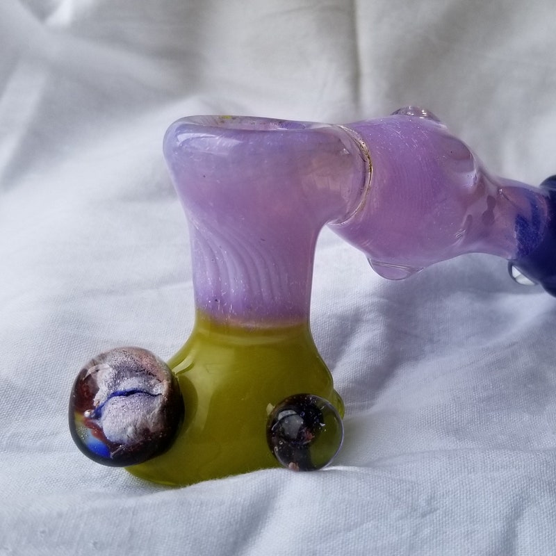 Purple Glass Pipe - Etsy