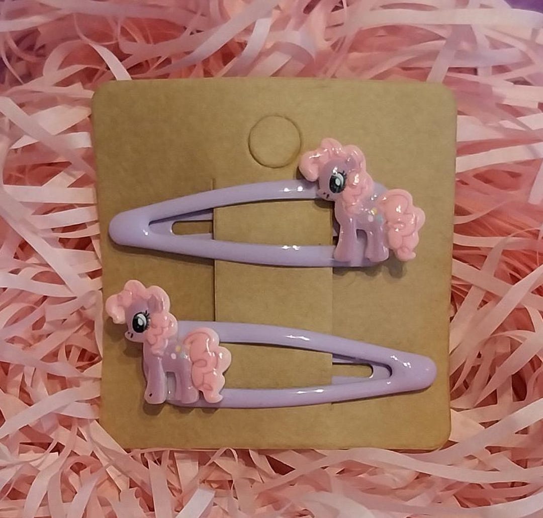 Purple Pony Snap Hair Clips, Kawaii Hair Accessories - Etsy UK