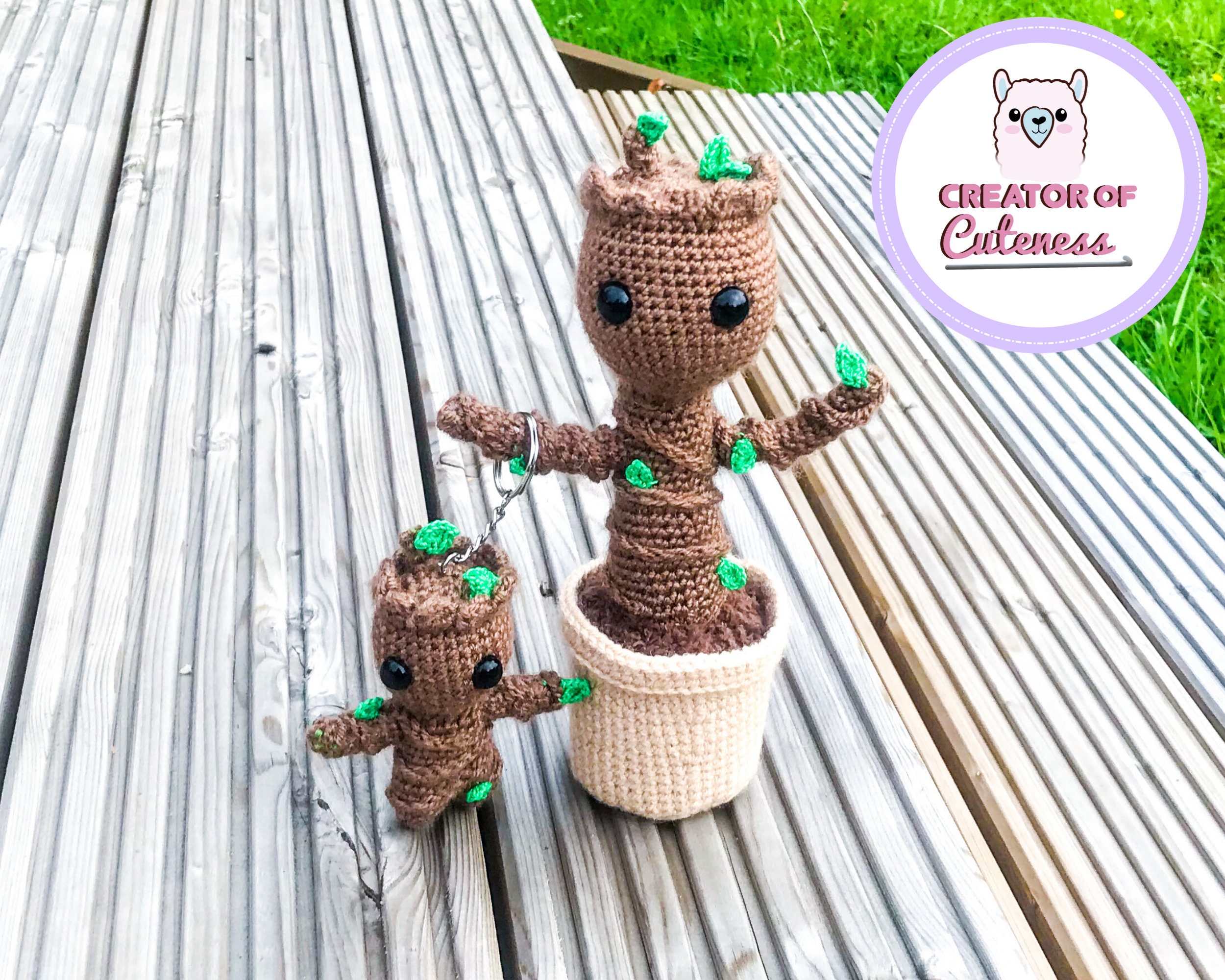 Crochet Groot Pattern: baby Groot Adorable Superhero - Etsy UK