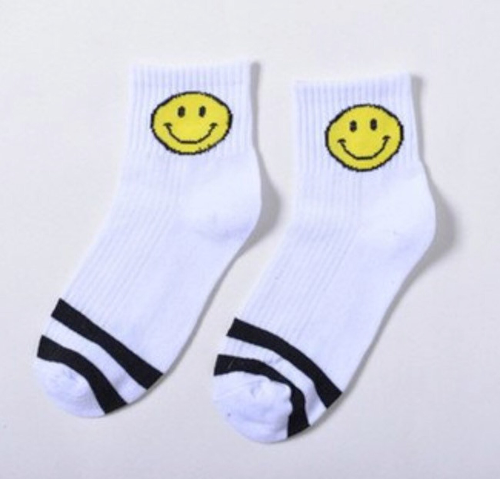 Cute Smiley Face Women Fashion Socks Made of Cotton - Etsy
