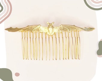 Bat Hair Comb - Etsy