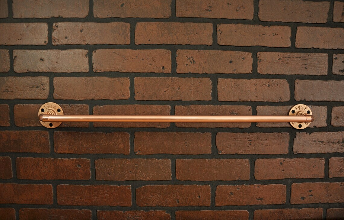Copper Pipe 4 Piece Set Bathroom Accessories-including Towel - Etsy Canada