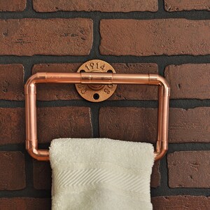 Copper Pipe 4 Piece Set Bathroom Accessories-including Towel Bar-towel ...