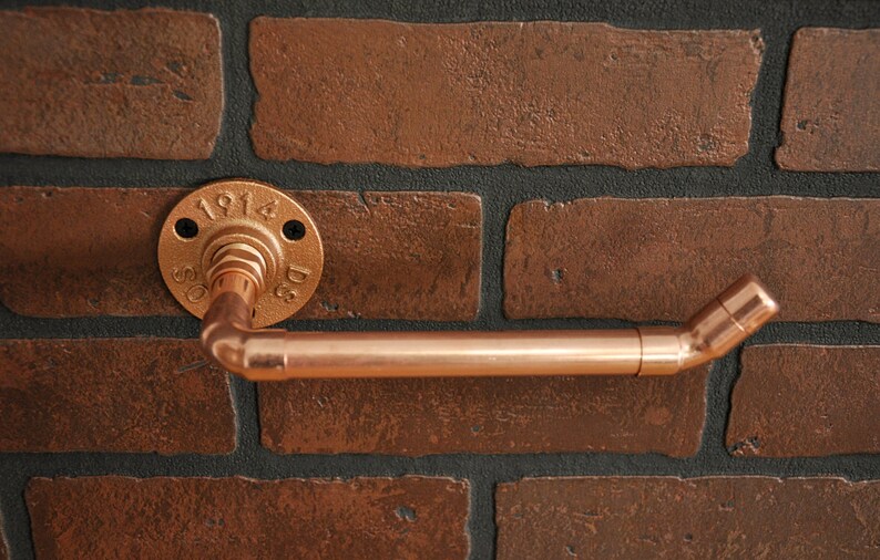 Copper Pipe 4 Piece Set Bathroom Accessories-including Towel - Etsy Canada