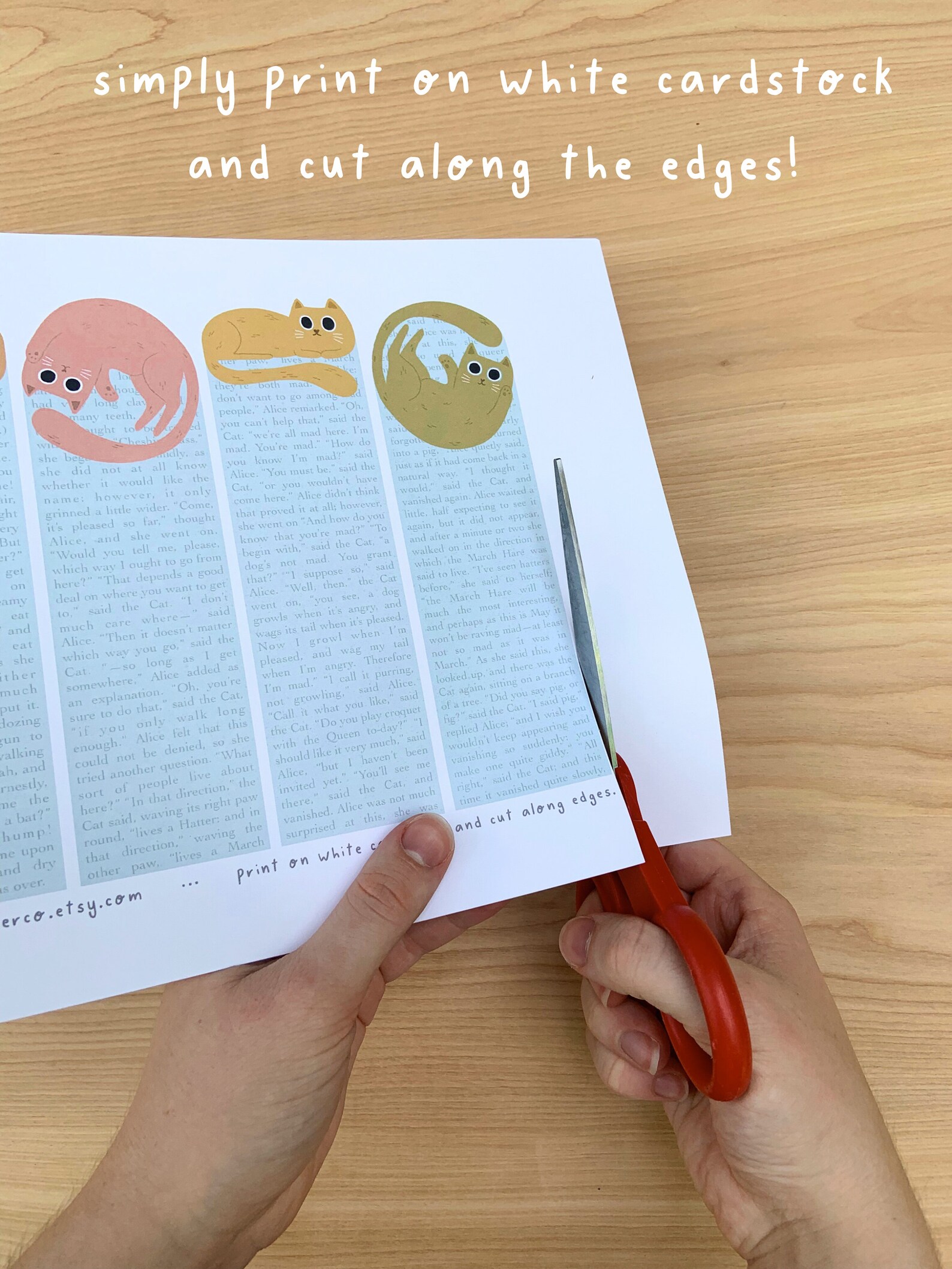 Printable Cat Bookmarks, Printable Kids Bookmark Set, Kitty Cat ...