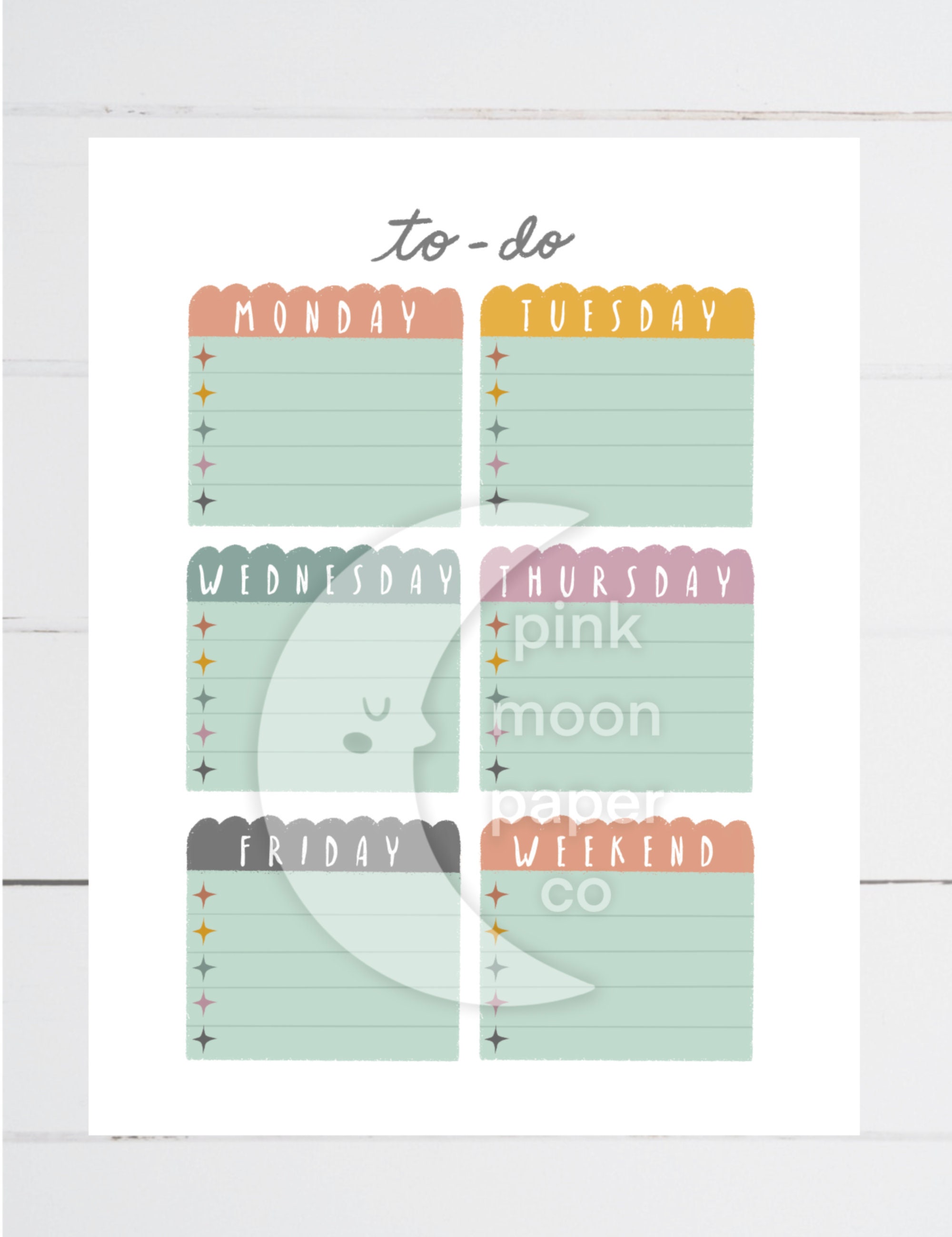 Printable Weekly Schedule, to Do List, Homeschooling Printable ...