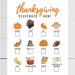 Thanksgiving Scavenger Hunt Printable for Kids, Social Distancing ...