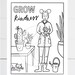 Grow Kindness Printable Coloring Page, Kids Coloring Fun, Party Favors ...