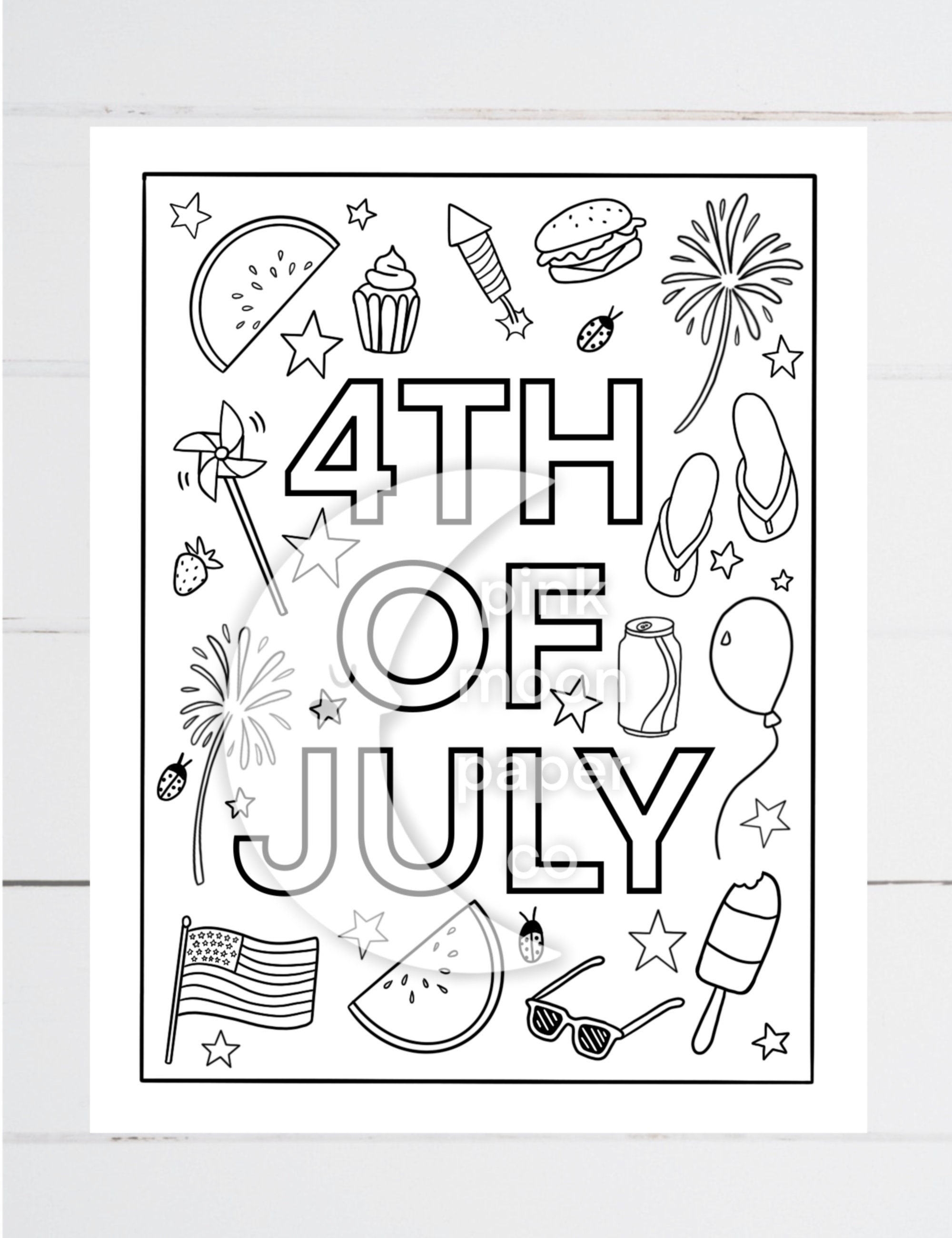 4th of July Activity Pages 3 Pack Printable Scavenger Hunt - Etsy