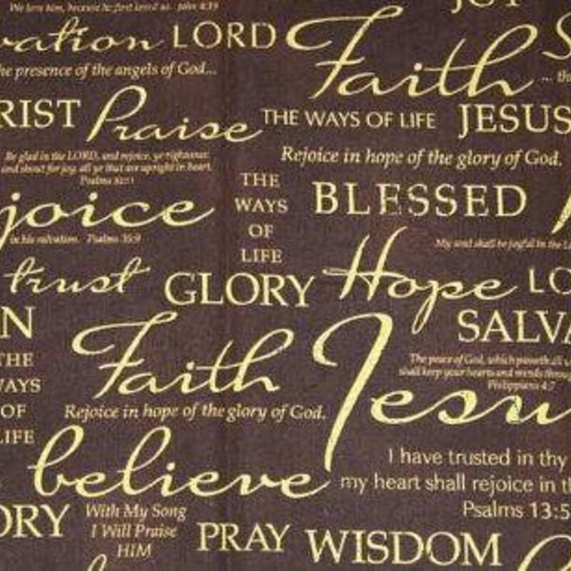 Religious Fabric - Etsy