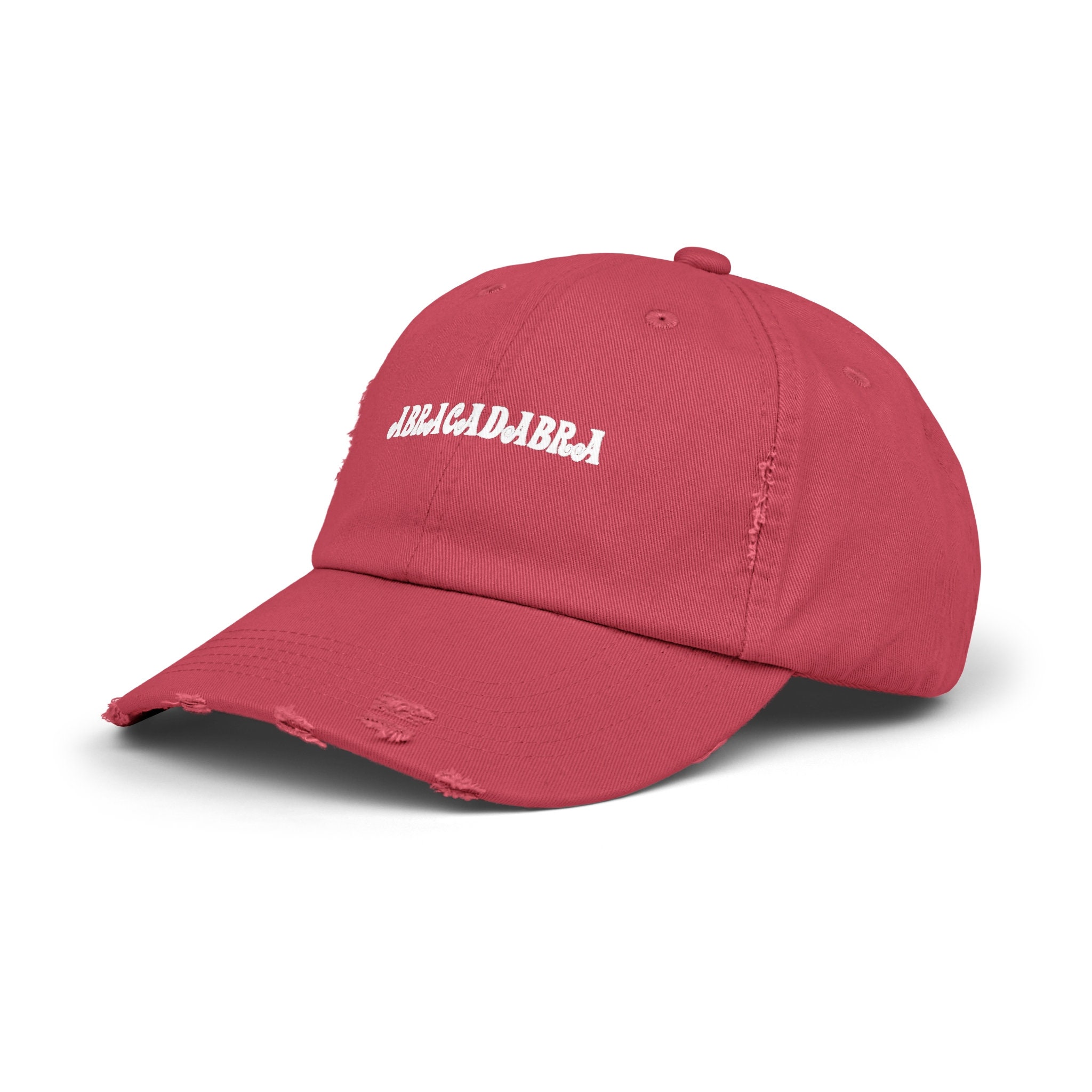 ABRACADABRA / Unisex Distressed Cap - Etsy