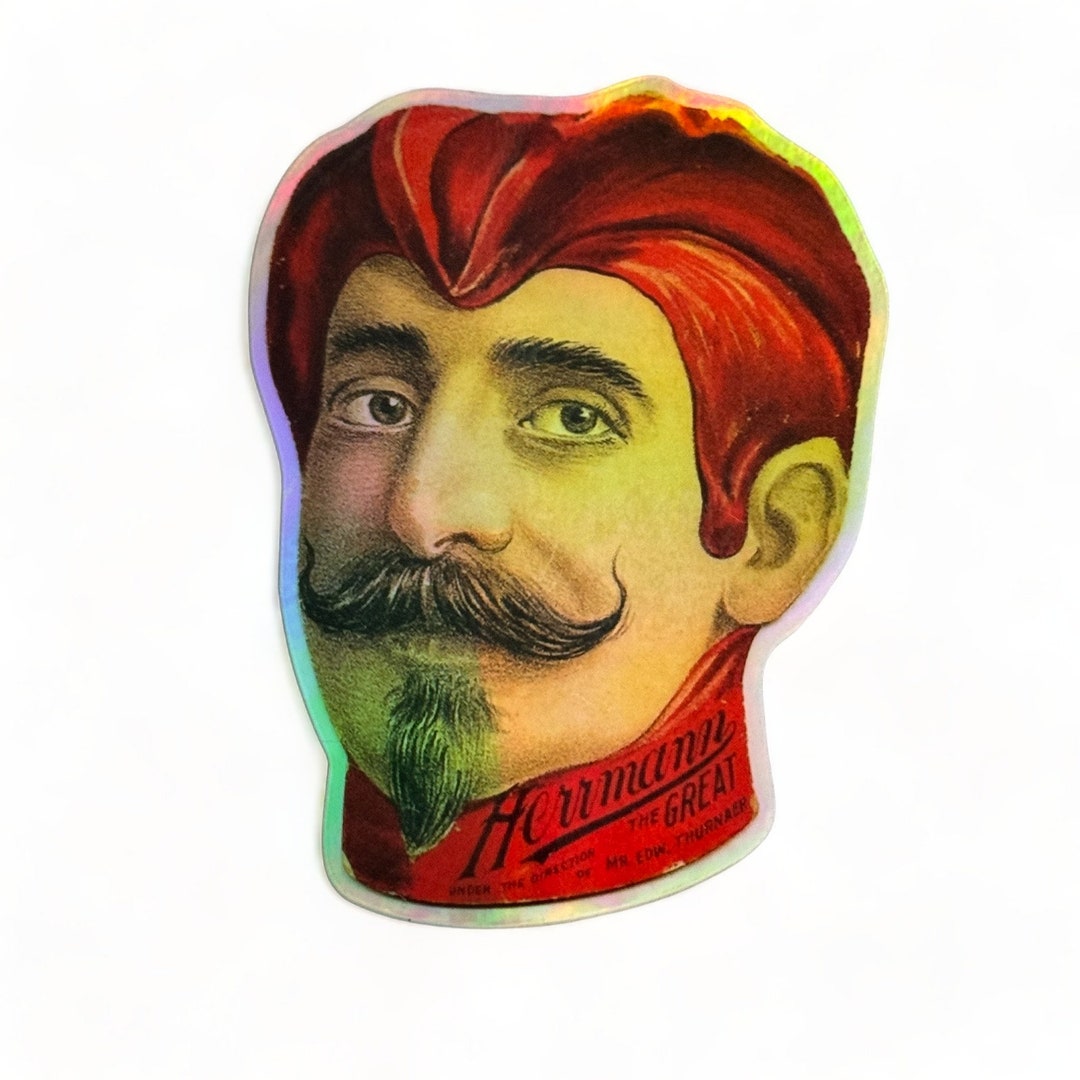 HERRMANN the GREAT HOLOGRAPHIC Sticker - Etsy