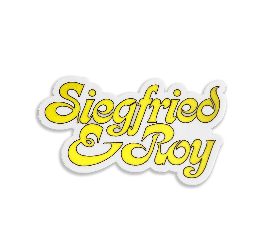SIEGFRIED & ROY'S LOGO Sticker - Etsy