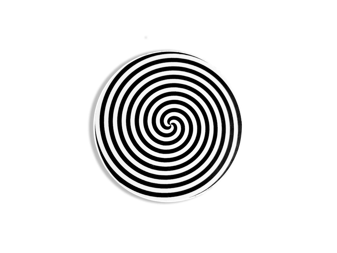 HYPNOTIC SPIRAL Sticker - Etsy