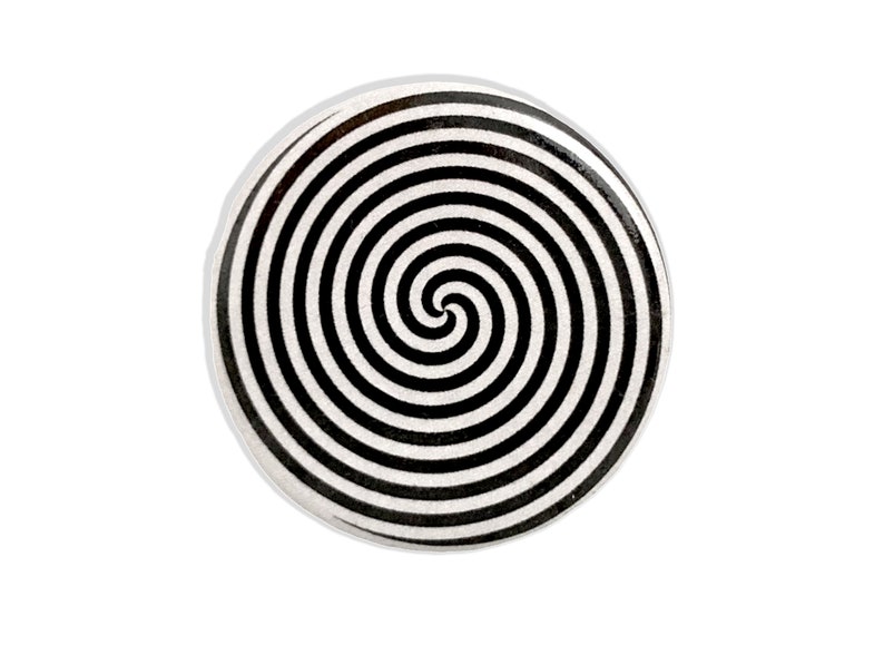 HYPNOTIC SPIRAL Pin - Etsy