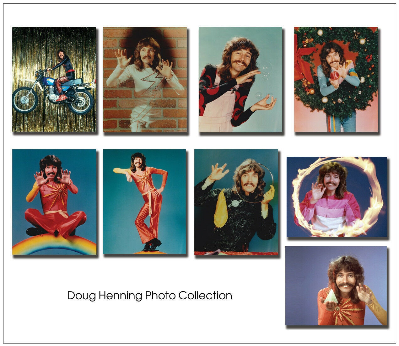 DOUG HENNING 1970s Photo Collection / Archival Magician Photo Reprints ...