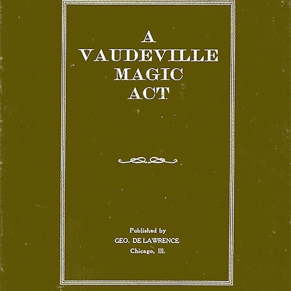 Vaudeville Act - Etsy