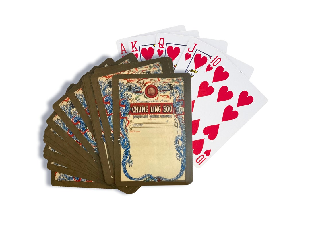 CHUNG LING SOO Playing Cards - Etsy