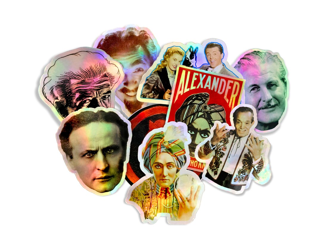 HOLOGRAPHIC Vintage Magic STICKER BUNDLE - Etsy
