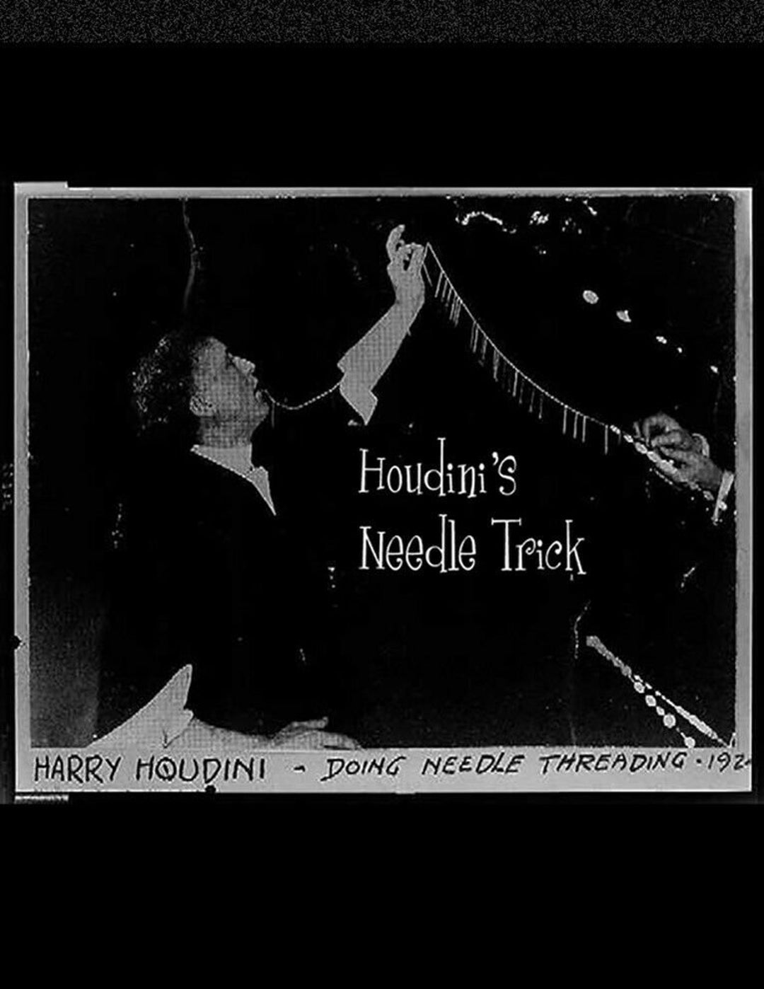 HOUDINI'S LEGENDARY NEEDLE Trick Complete Instruction Sheet / Classic ...