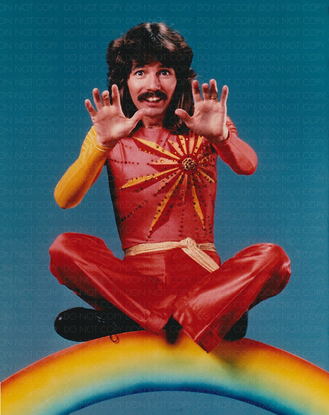 DOUG HENNING RAINBOW Publicity Photo (1970s) / Magician Photo Reprint ...
