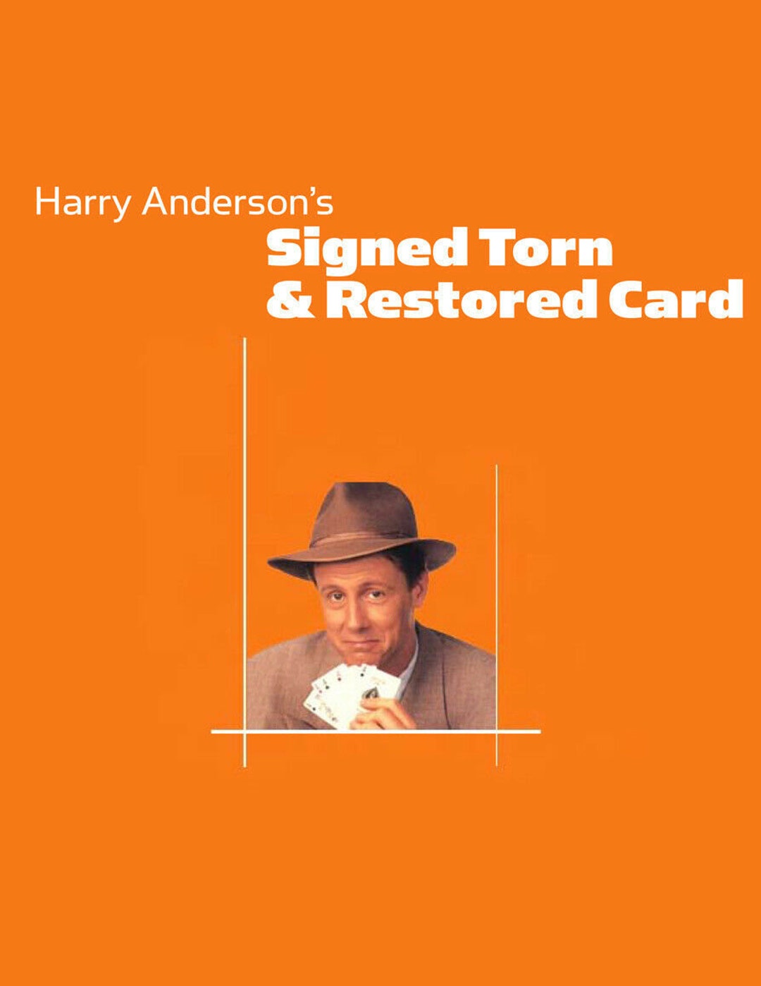 Harry Anderson’s Signed TORN & RESTORED CARD / Classic Card Magic ...