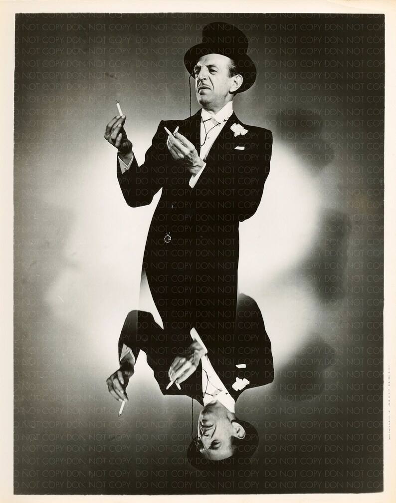 CARDINI DOUBLE IMAGE Publicity Photo Fantastic 8X10 B&W | Etsy